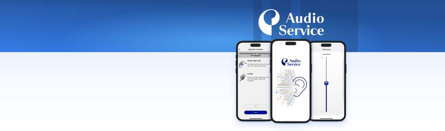 Audio Service Apps – Audio Service Hörgeräte per App steuern