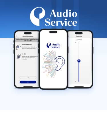 Audio Service Apps – Audio Service Hörgeräte per App steuern